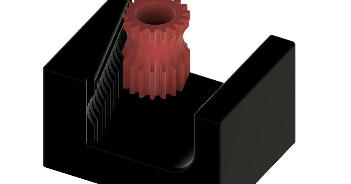 Gravity Broom Holder (countersunk screw) by Schnello | Download free ...