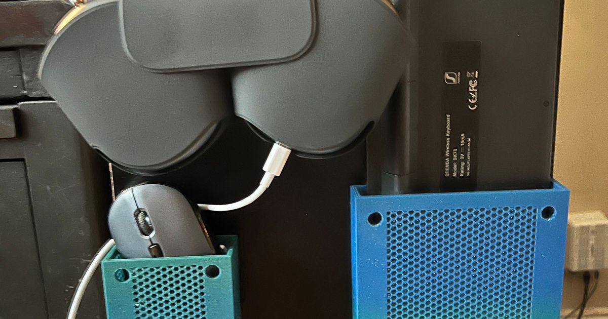 Wireless Mouse holder by pauljr670 | Download free STL model ...