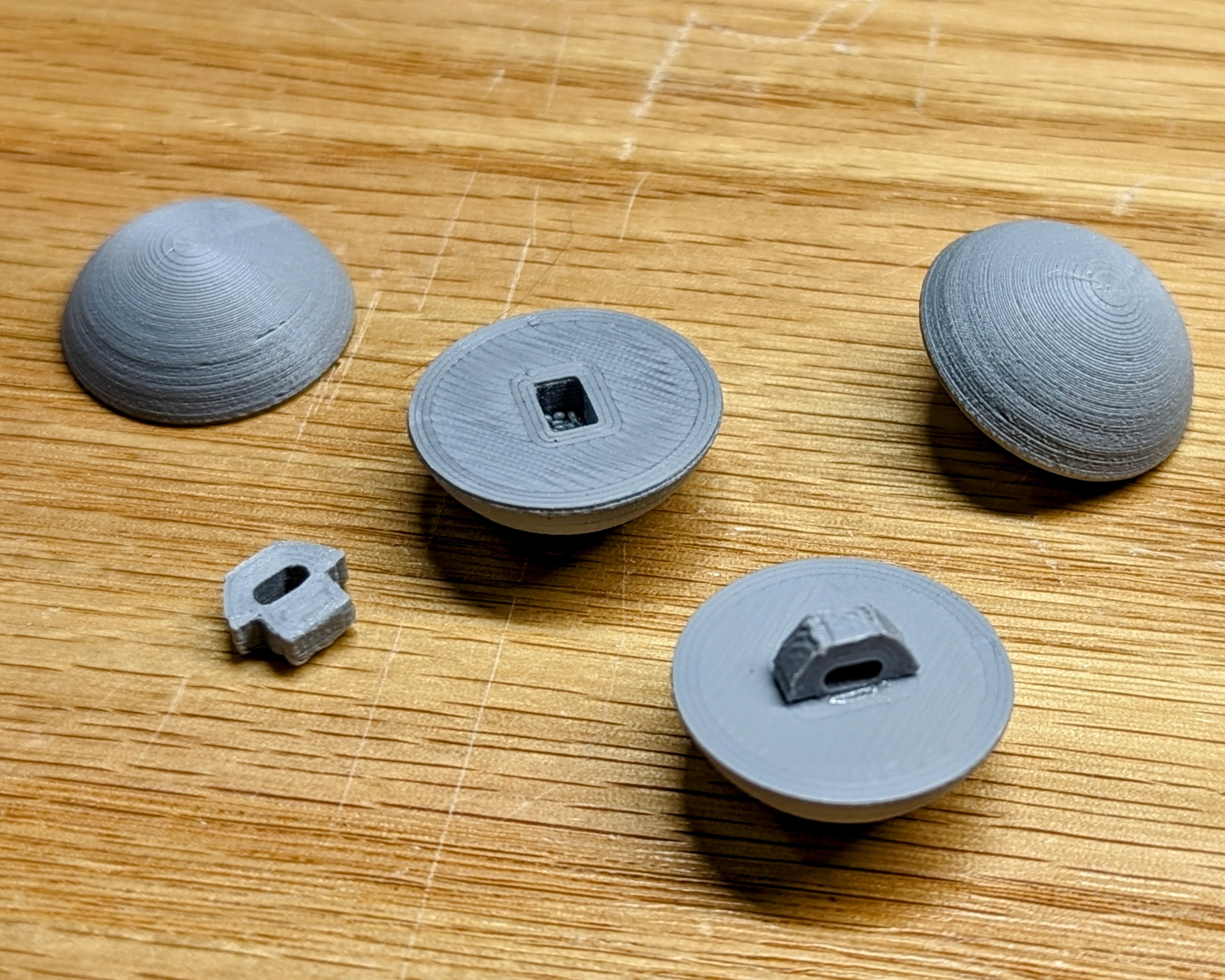 Dome Shaped Button v1 by TimeOut@Home | Download free STL model ...