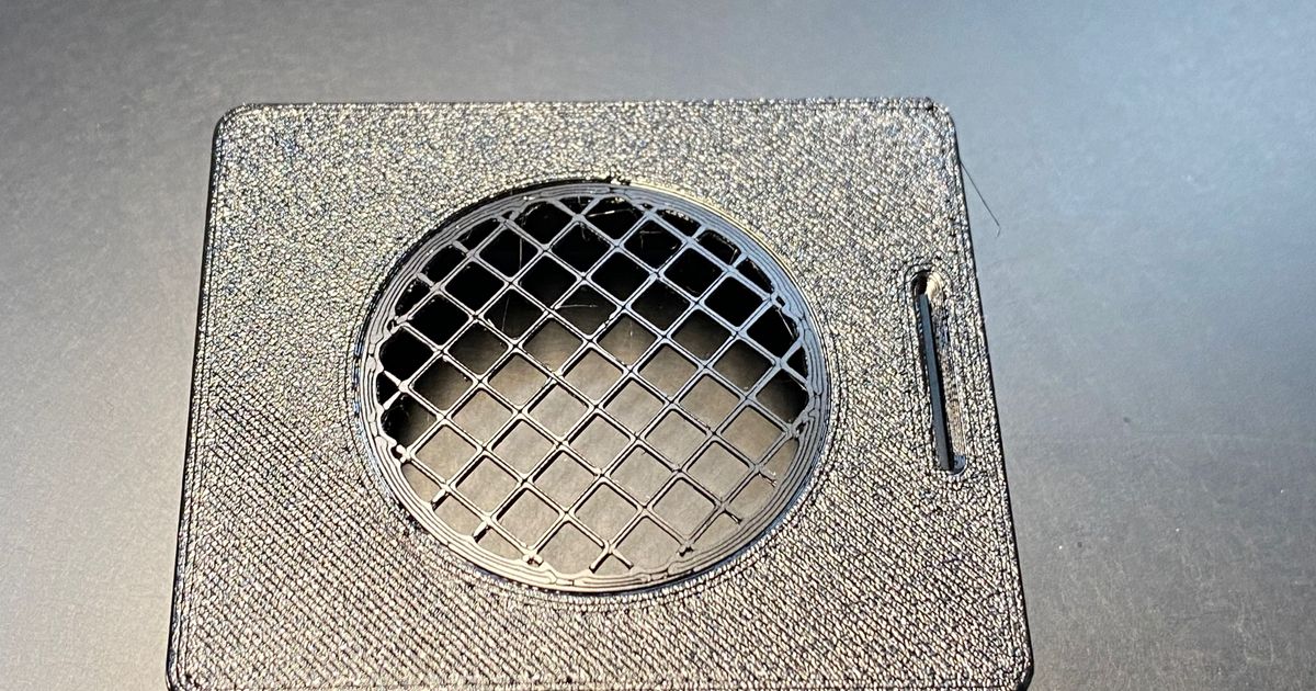 Fan Grill Insert by Michael Fahey | Download free STL model ...