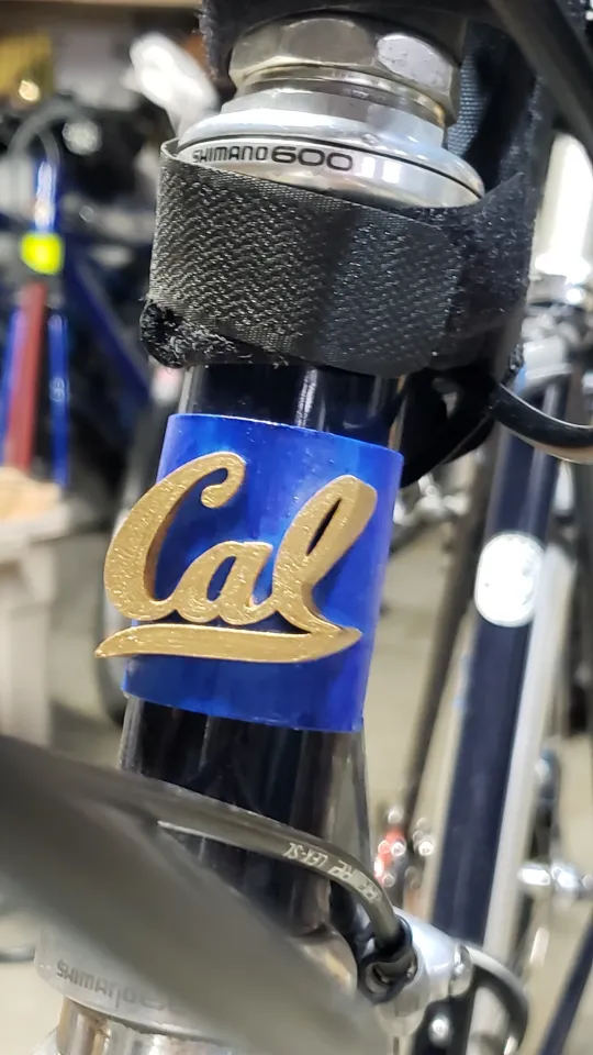 Big D Headtube bicycle Badge for Duane 32mm tube by TwentySix2 ...