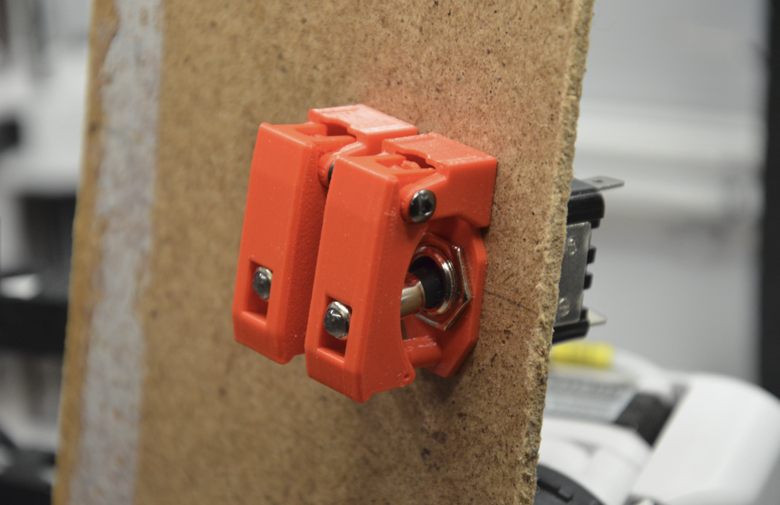 Toggle switch guard 12mm by firstgizmo | Download free STL model ...