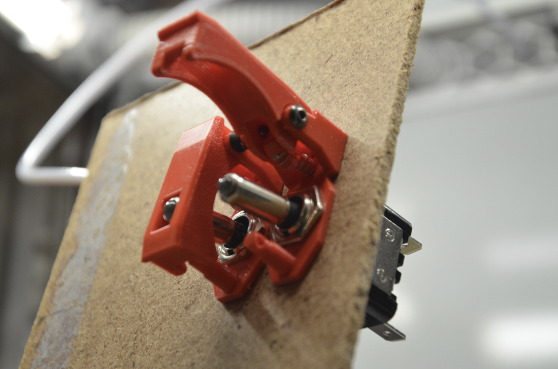 Toggle switch guard 12mm by firstgizmo | Download free STL model ...