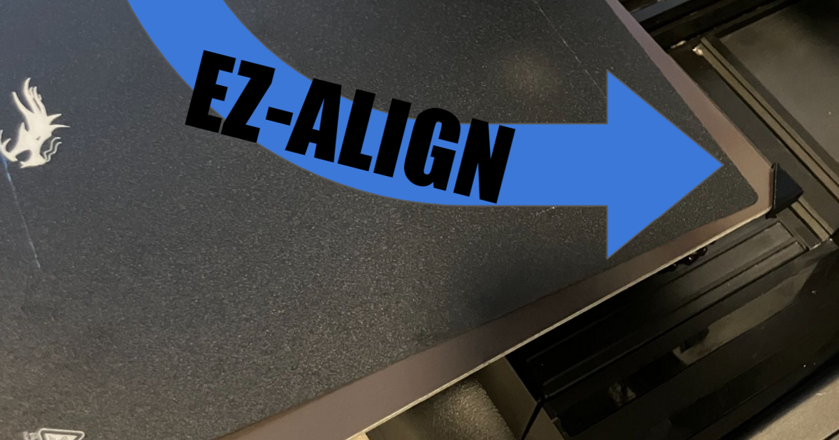 EZ-ALIGN Removable Build Plate aligner by LincDaPro | Download free STL ...