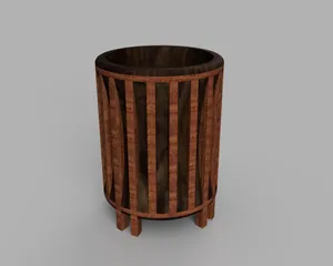 US street post Planter by 3Dfiti | Download free STL model | Printables.com