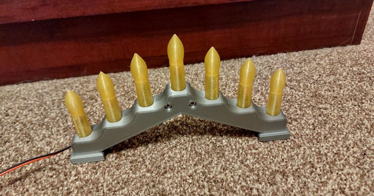 Christmas festive candle bridge by Ant G | Download free STL model ...