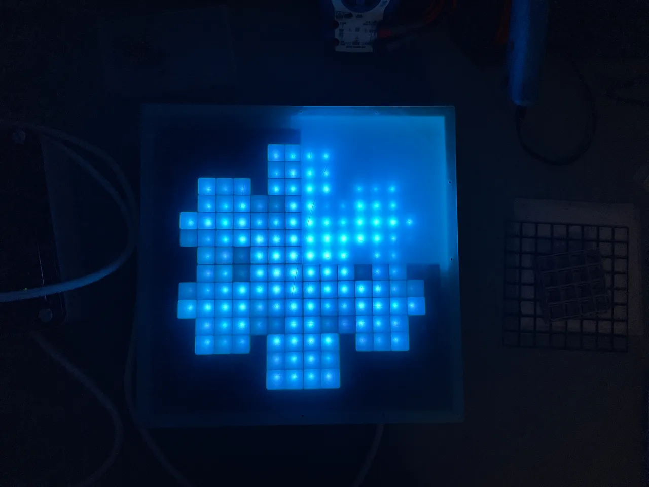 Parameterized Divider for Neopixel 16 x 16 Array / Parametrisiertes ...