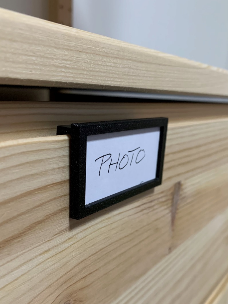 IKEA IVAR Drawer Label by jariq | Download free STL model | Printables.com