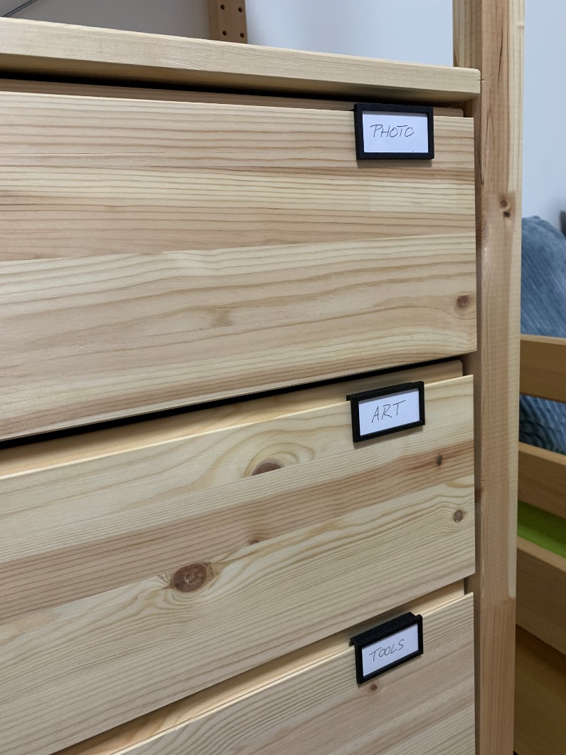 IKEA IVAR Drawer Label by jariq | Download free STL model | Printables.com