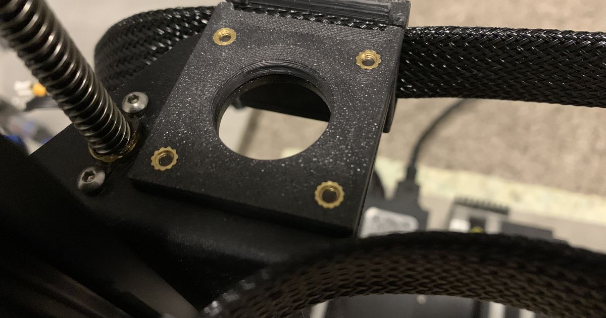 Cable Clip for Creality Sprite Extruder (with M3 Threaded Inserts) by ...