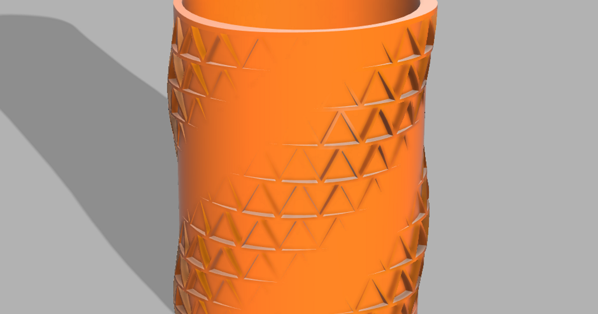 Triangle Pattern Cup by Ty10y | Download free STL model | Printables.com