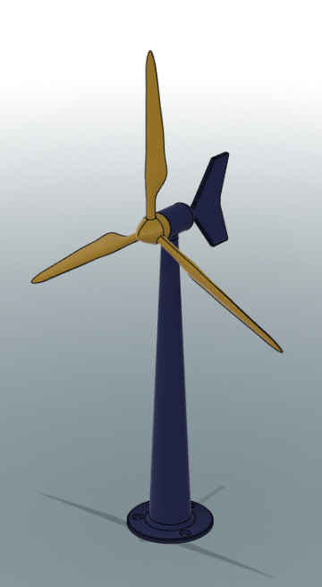 V4 3d printable wind turbine by DownTheShed | Download free STL model | Printables.com