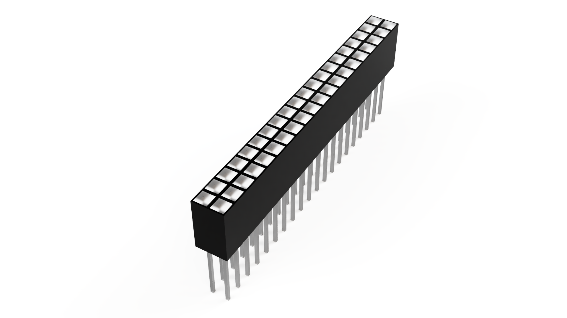 2x20 Pin Dip Socket by SireInsectus | Download free STL model ...