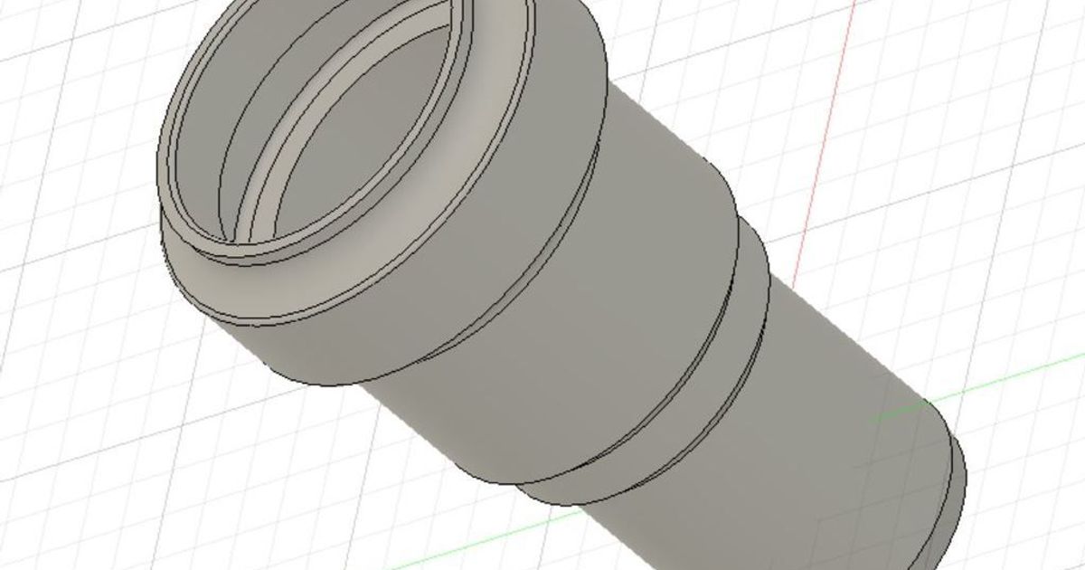 Adapter 28mm Abwasserrohr Wohnwagen auf DN32 by Peter | Download free STL model | Printables.com