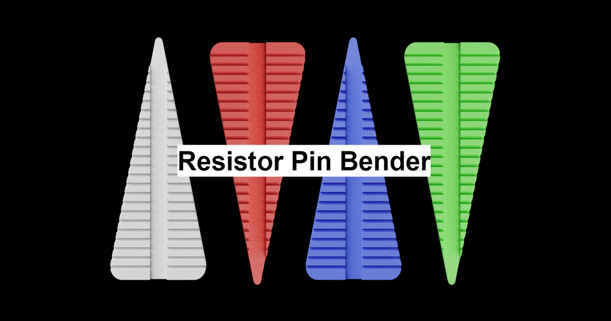 Resistor pin bender collection by Rasmus Additive | Download free STL ...