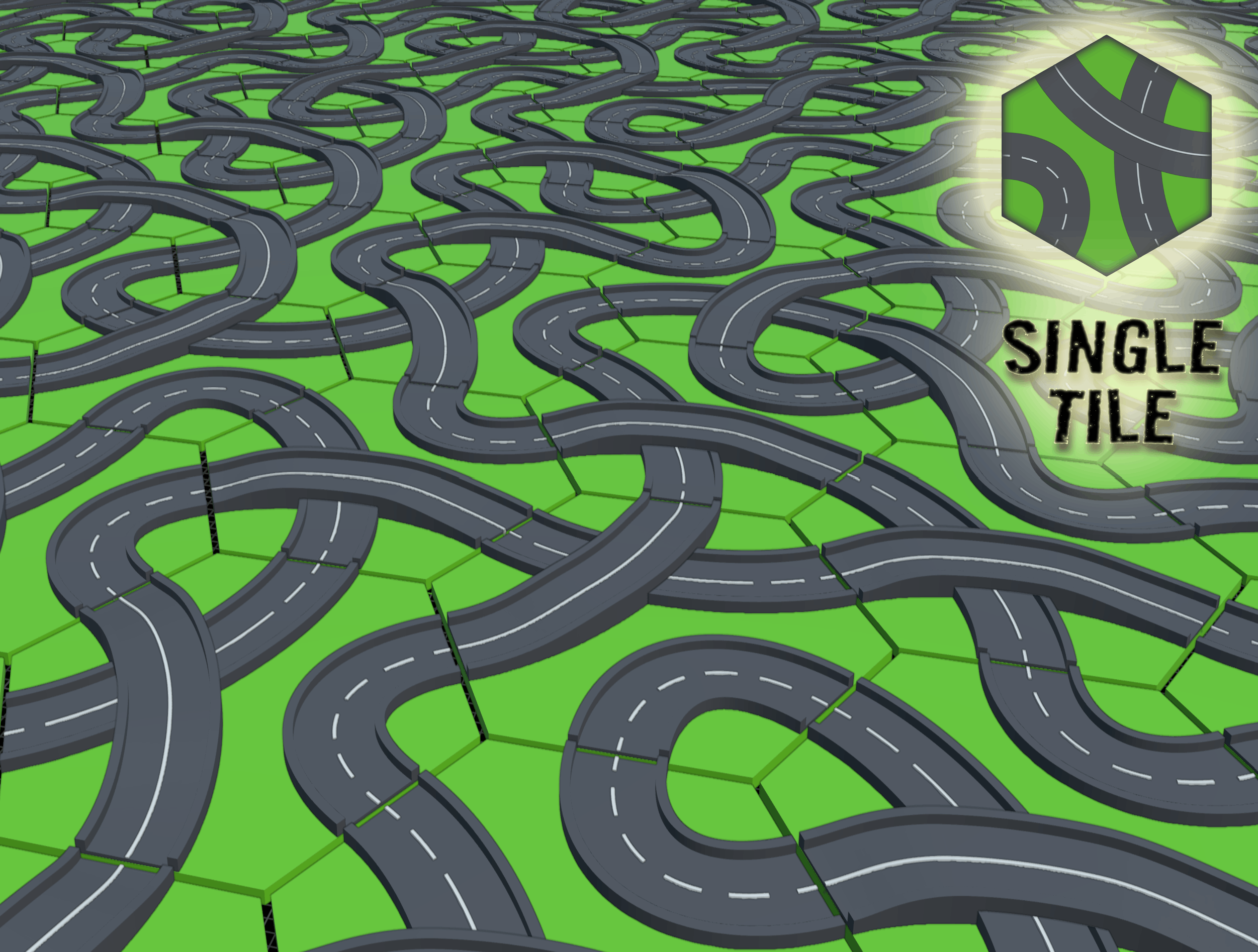🛣 Chaos road tile (tessellating from a single tile) by sh | Download ...