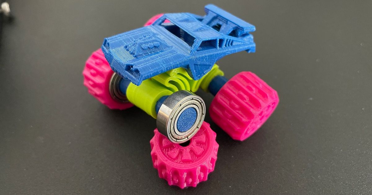 Small Monster Truck - mod by stikyworld | Download free STL model ...