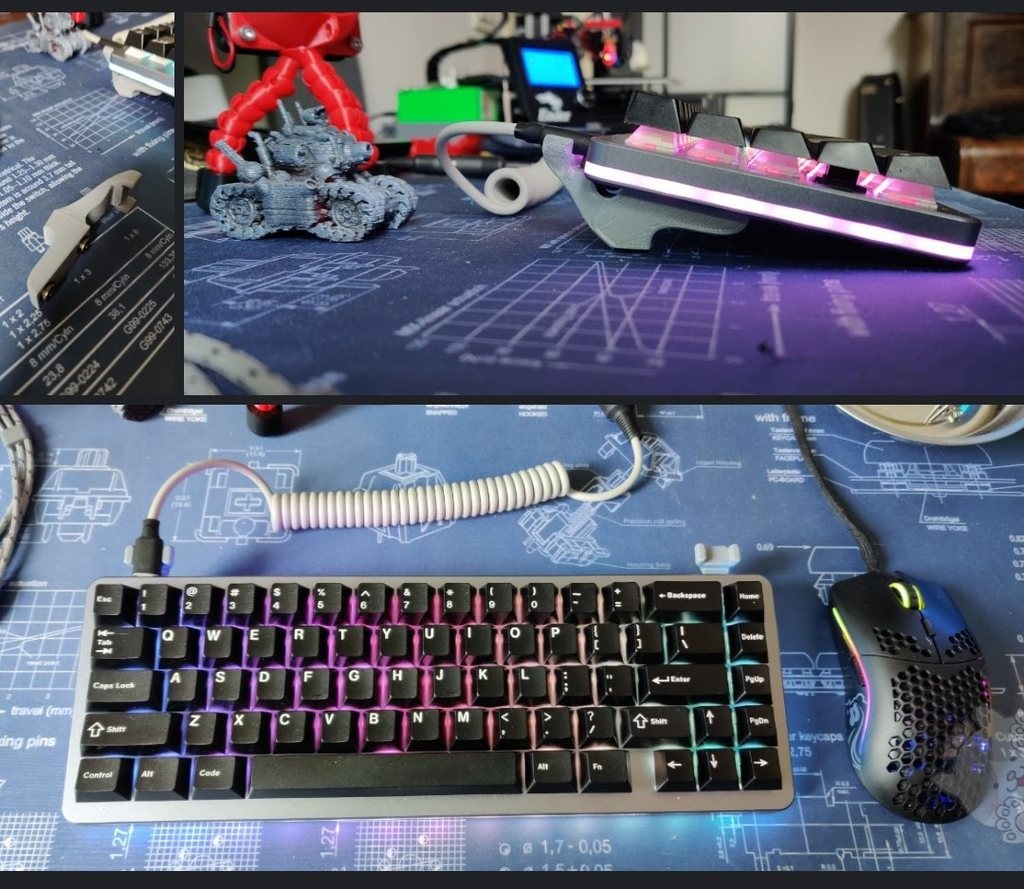 Magnetic feet for the DROP ALT, SHIFT and CTRL keyboards by umbacos ...