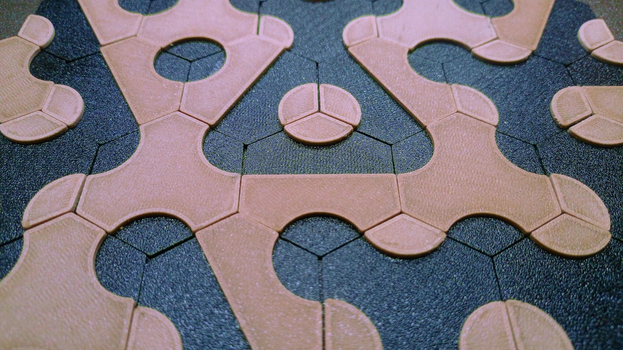 Hexagonal Truchet-Smith Tiles by Julián Pérez | Download free STL model ...