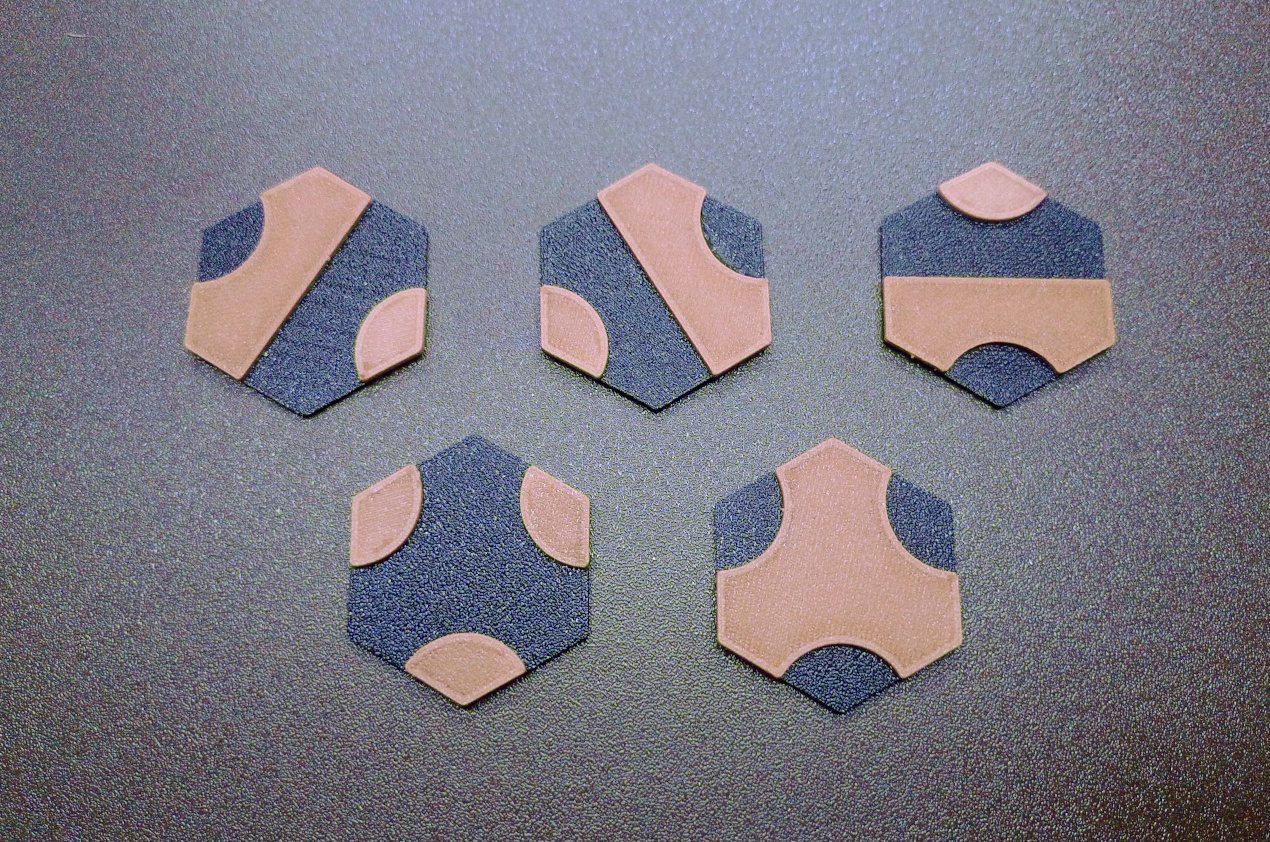 Hexagonal Truchet-Smith Tiles by Julián Pérez | Download free STL model ...