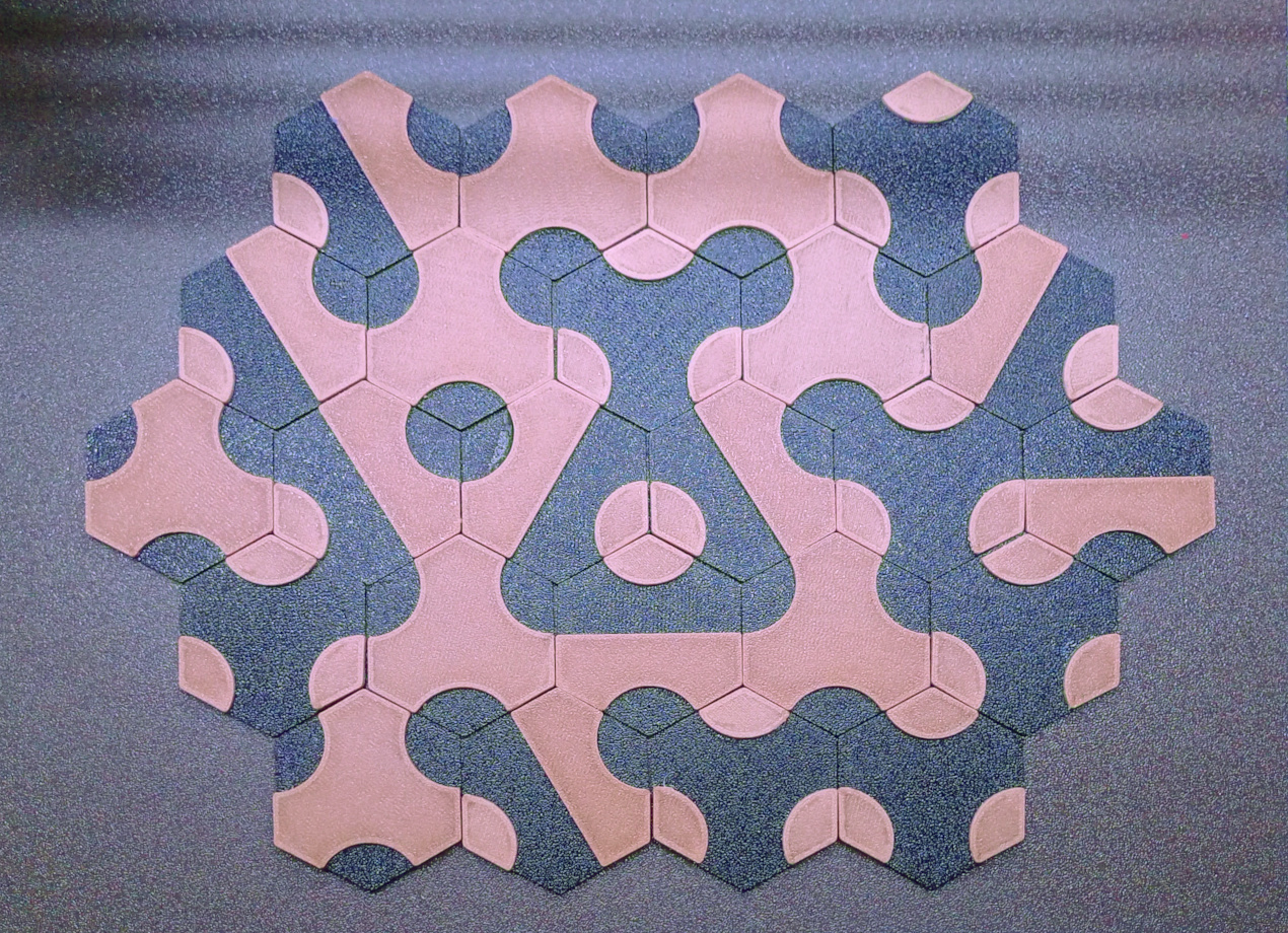 Hexagonal Truchet-Smith Tiles by Julián Pérez | Download free STL model ...