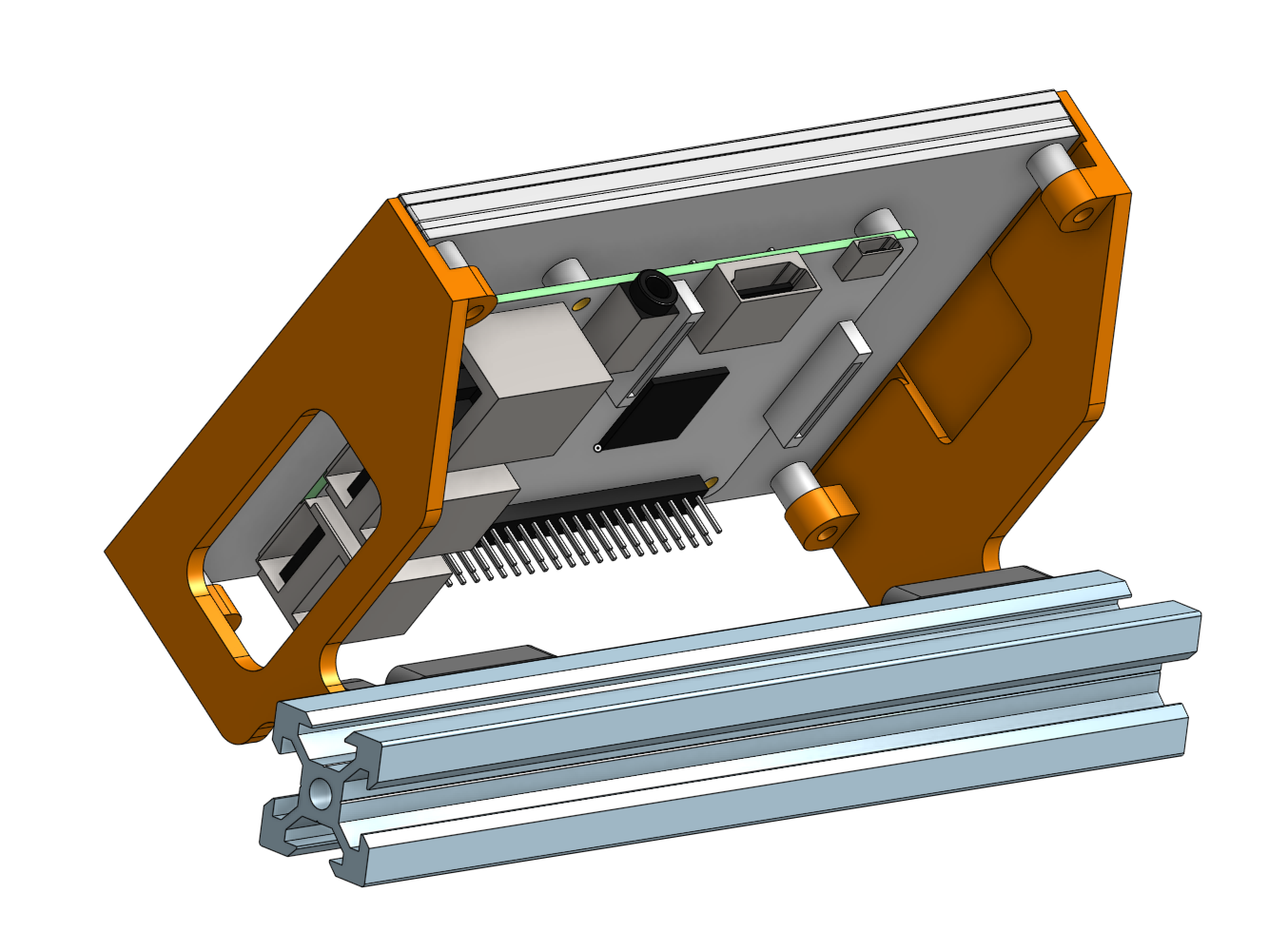 BTT PITFT50 V2 minimum mount por SilentTom | Descargar modelo STL ...