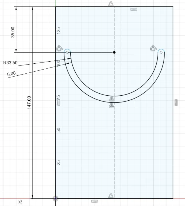 Shower Rod Support Plate by Darmichar | Download free STL model ...