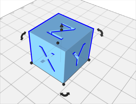 Cubo X Y Z da calibrazione by simone morgante | Download free STL model ...