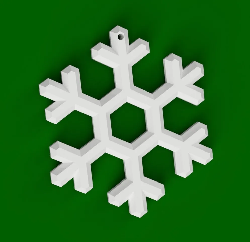 Snowflake by Acho3D | Download free STL model | Printables.com