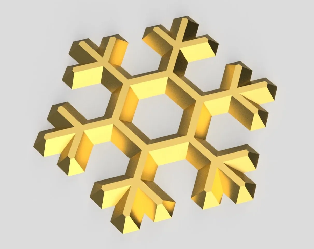 Snowflake by Acho3D | Download free STL model | Printables.com