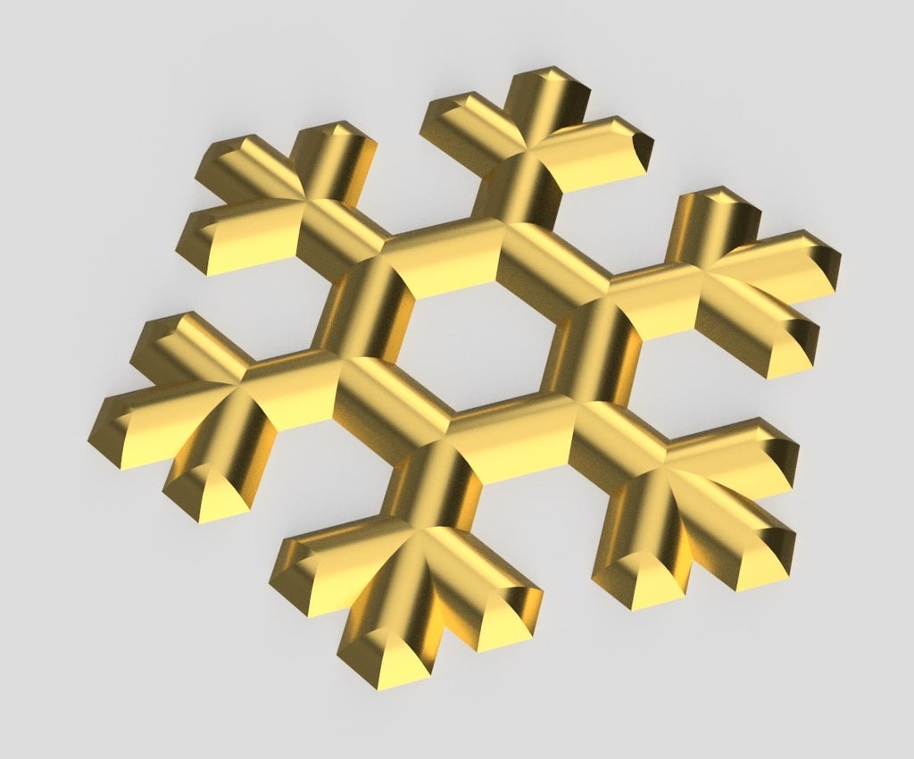 Snowflake por imakina | Descargar modelo STL gratuito | Printables.com