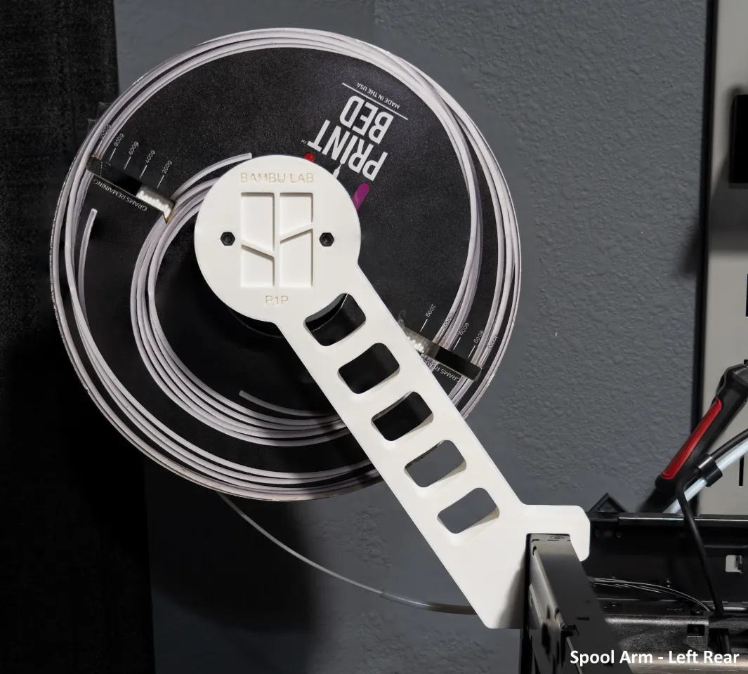 Bambu Lab P1P Spool Arm by sonnyc | Download free STL model ...