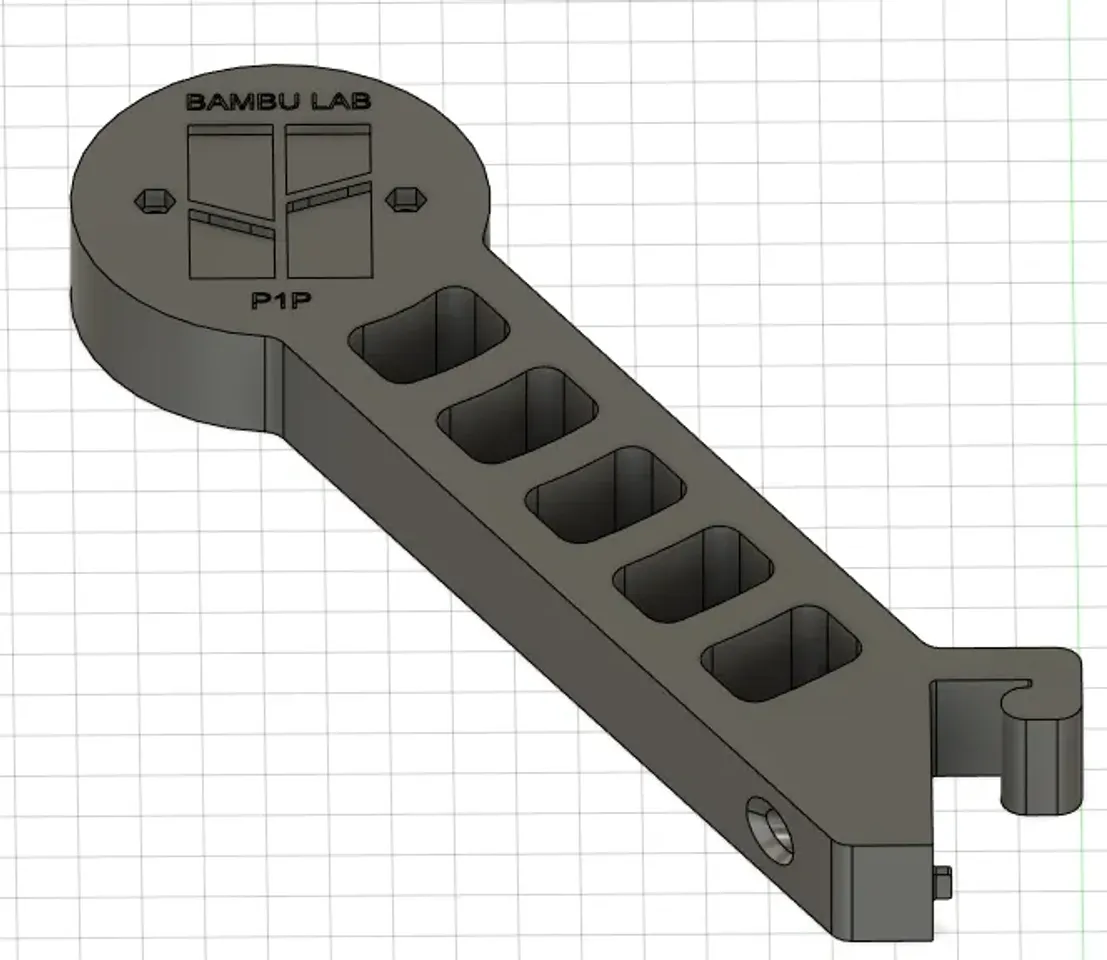 Bambu Lab P1P Spool Arm by sonnyc | Download free STL model ...