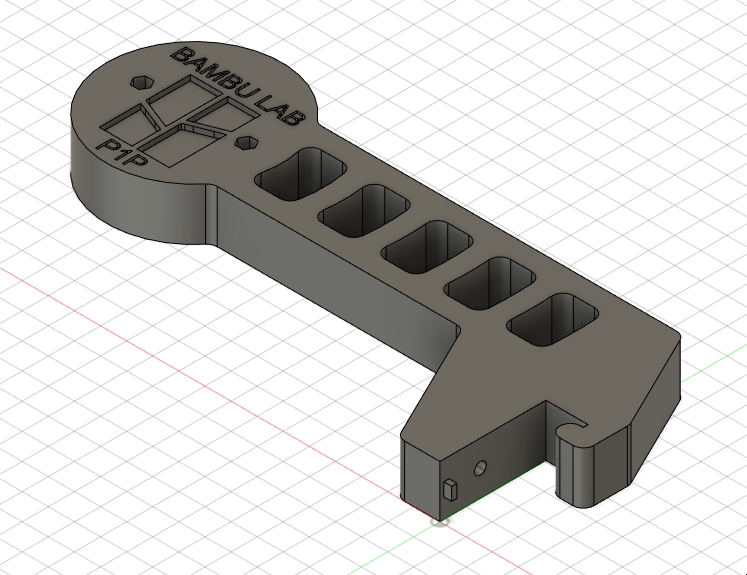 Bambu Lab P1P Spool Arm by sonnyc | Download free STL model ...