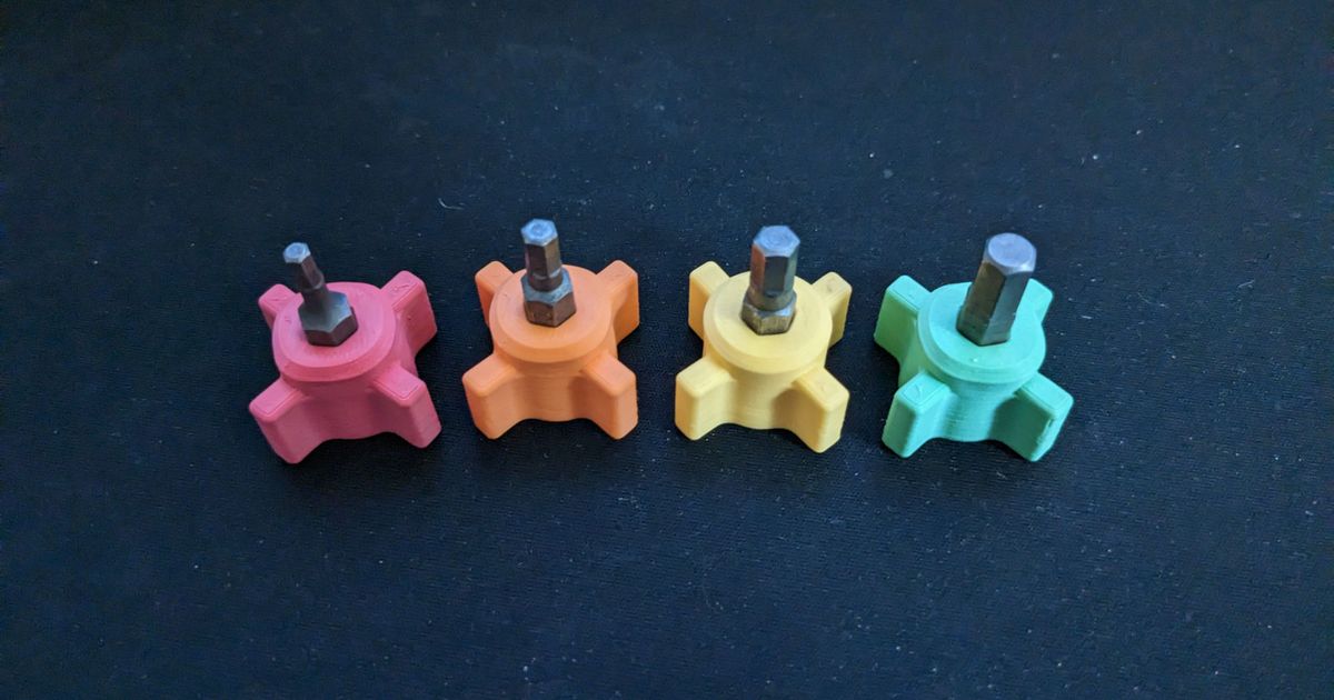 Small Hex/Torx bit handle by Step1makeart | Download free STL model ...