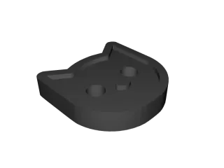 Cat Button by remii | Download free STL model | Printables.com