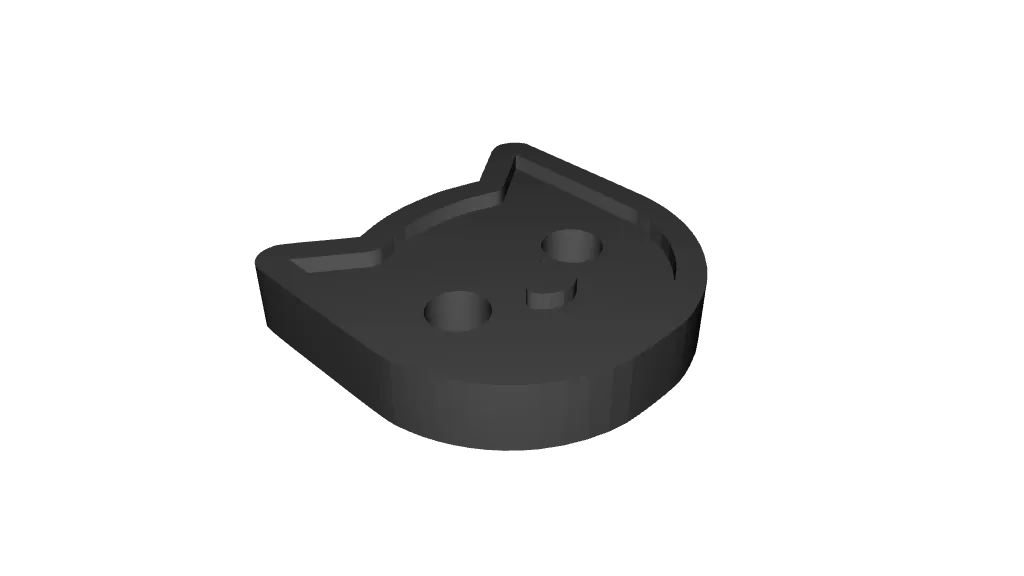 Cat Button by remii | Download free STL model | Printables.com