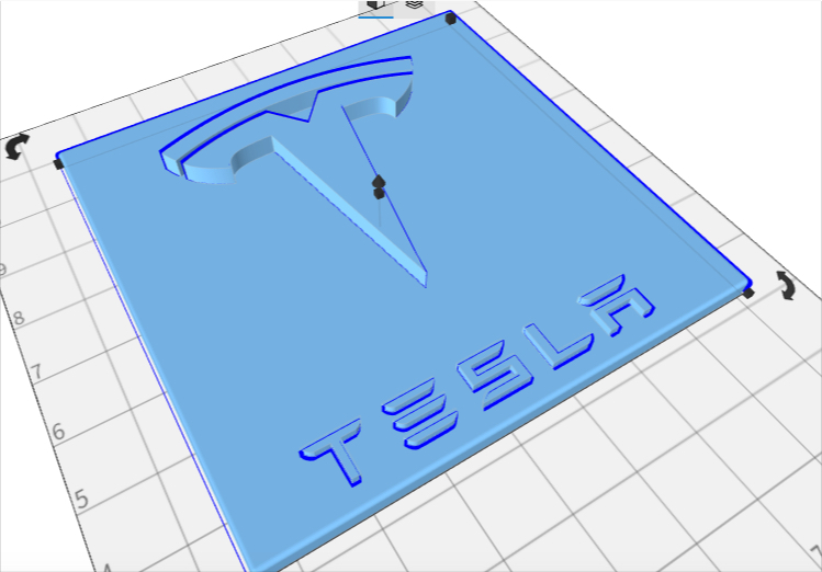 Tesla logo by simone morgante | Download free STL model | Printables.com