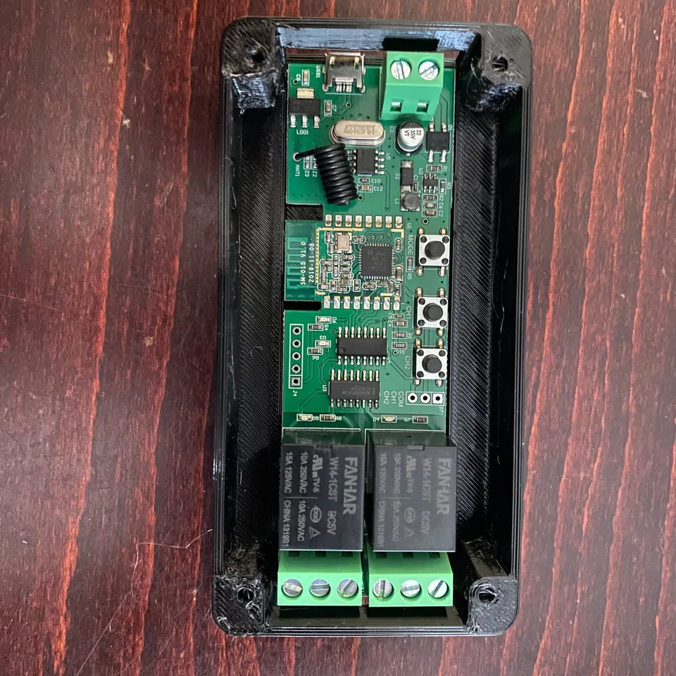 2 channel relay lid by Tommi | Download free STL model | Printables.com