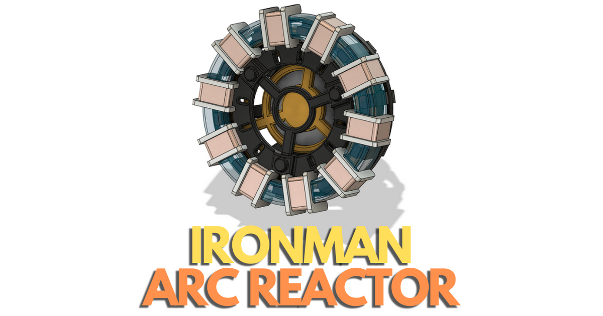 Arc Reactor Toy by Carlos 3D Print | Download free STL model ...