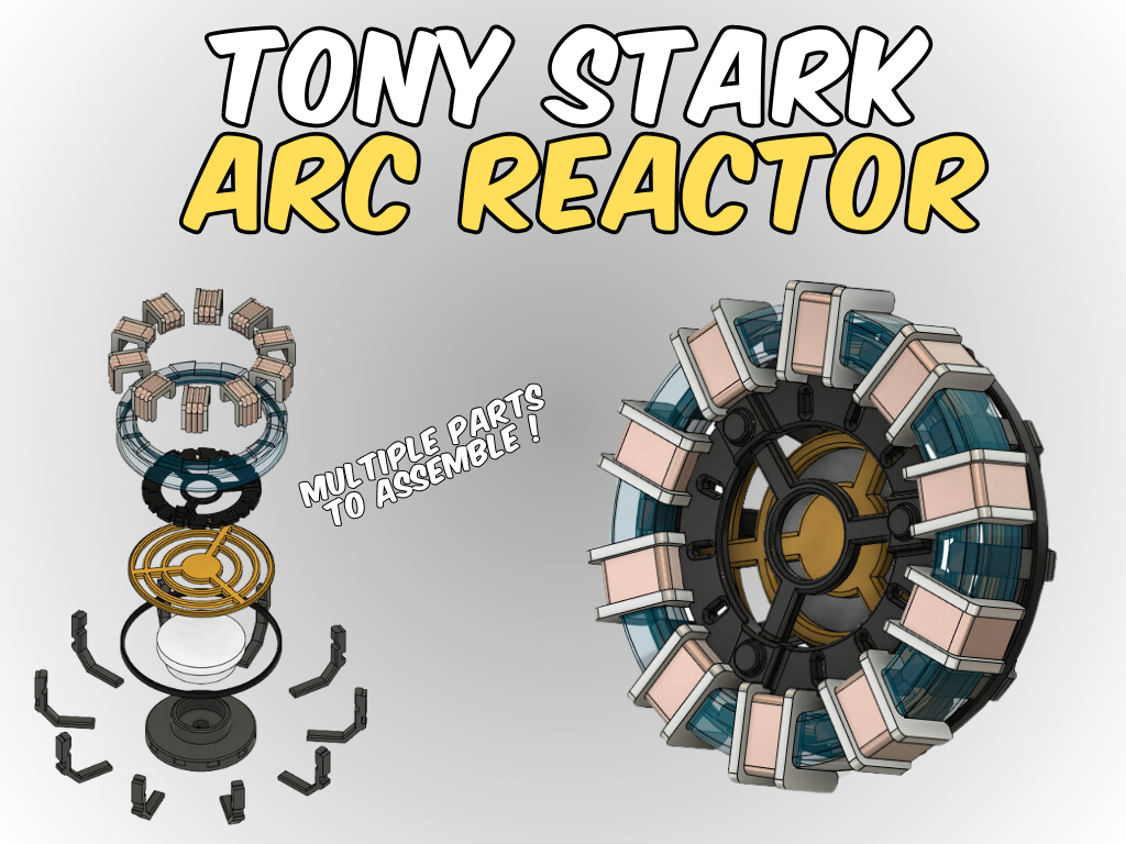 Arc Reactor Toy by Carlos 3D | Download free STL model | Printables.com