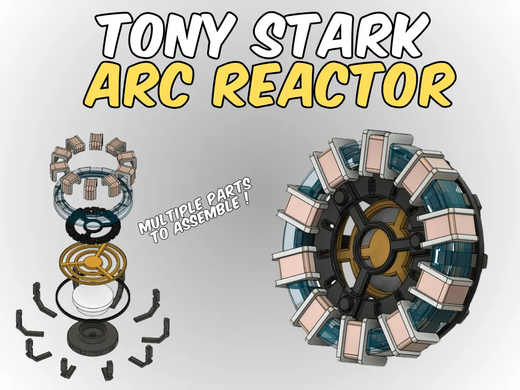Arc Reactor Toy by Carlos 3D | Download free STL model | Printables.com
