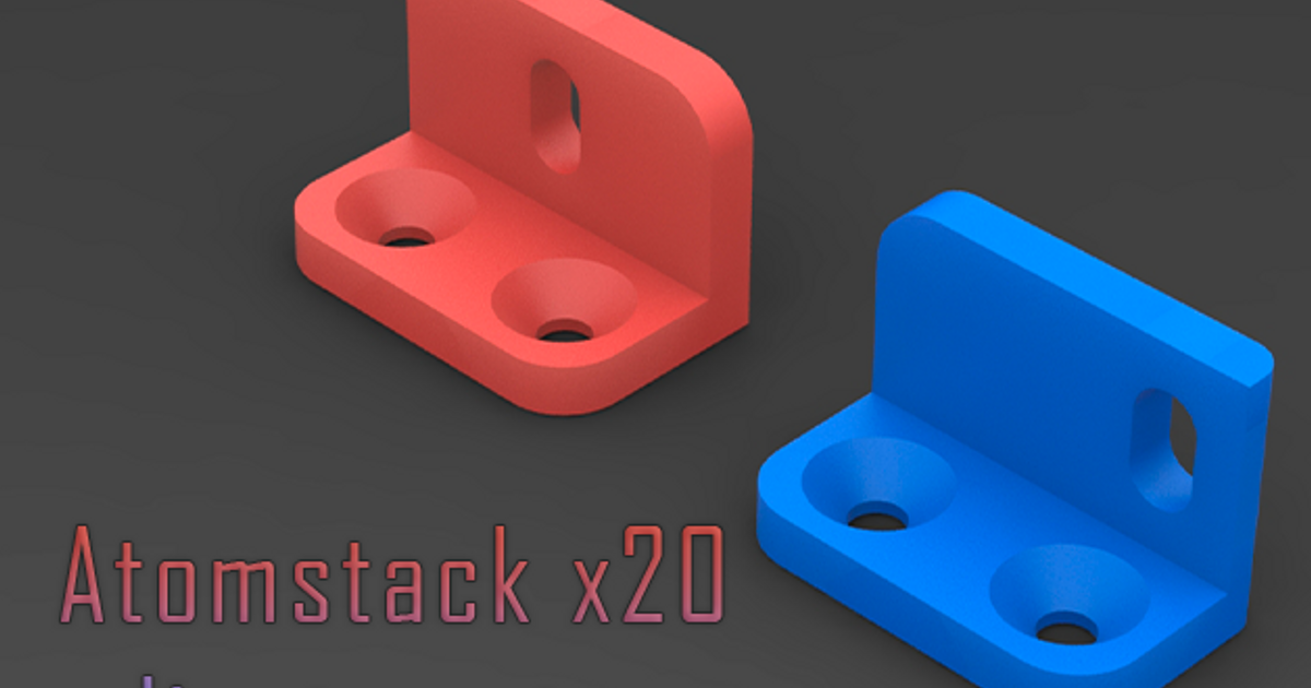 Atomstack A20/S20/X20 mount with adjustment by bOBER mASTER | Download ...