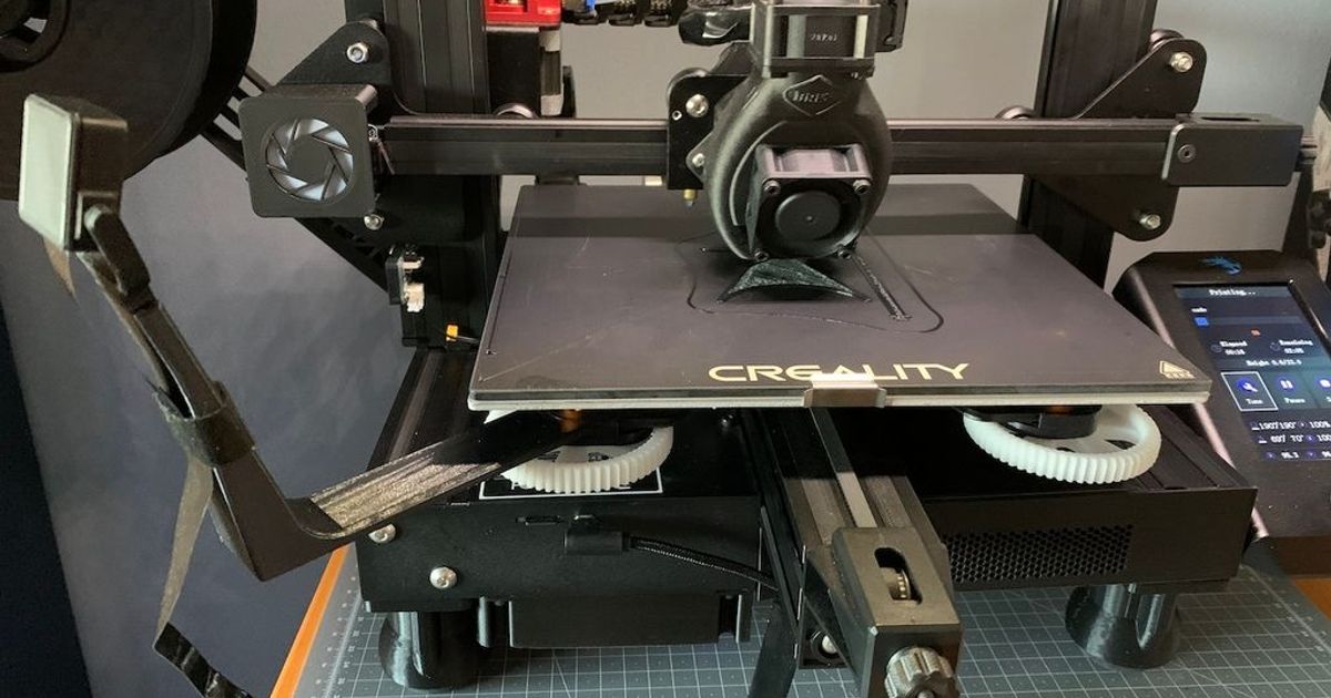 Ender 3 Bed leveling knob with camera mount by ILPUMAGUERRIERO | Download free STL model ...