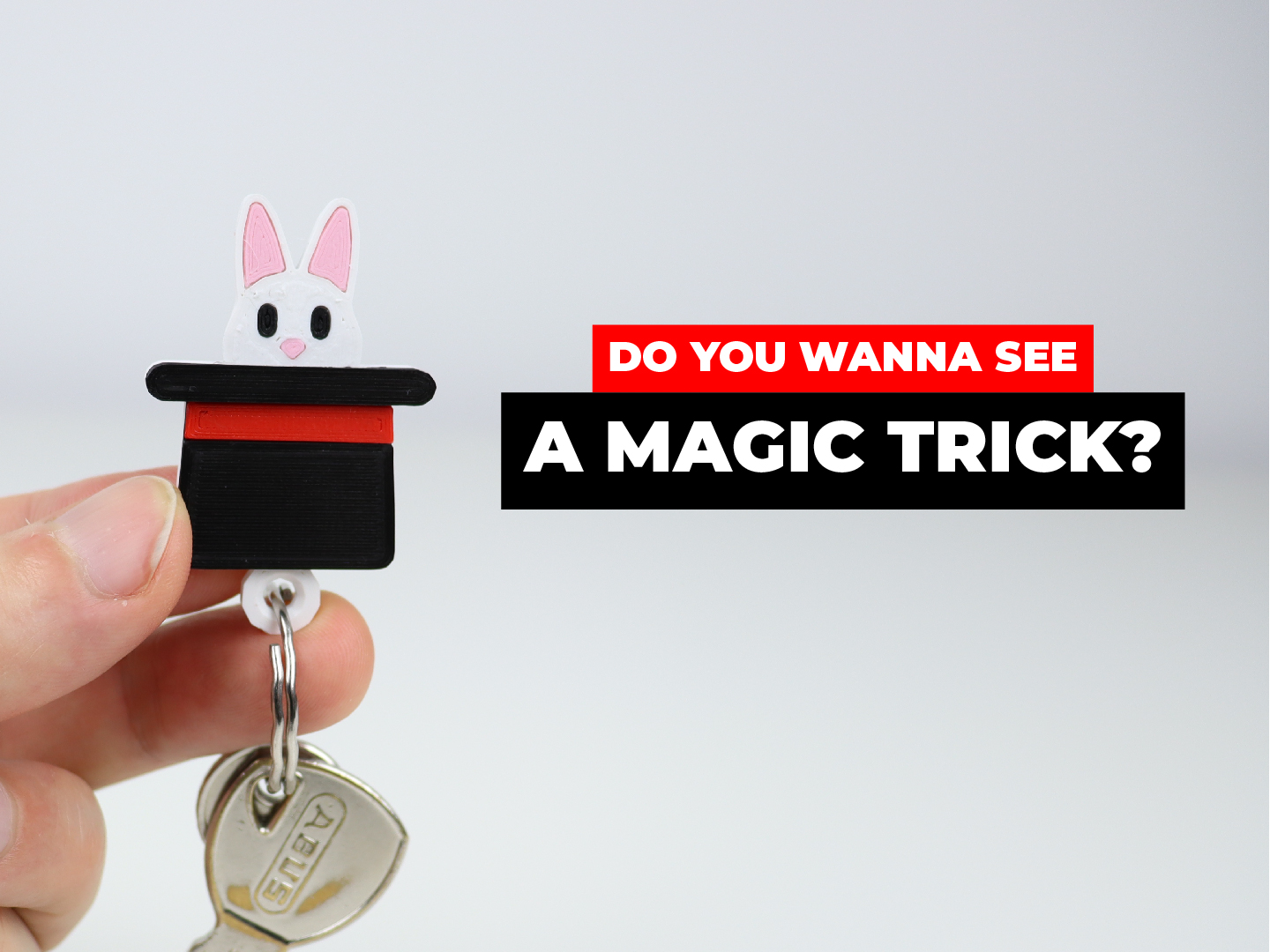 PRINT-IN-PLACE MAGIC HAT KEYCHAIN by CUBE3DWORLD | Download free STL ...