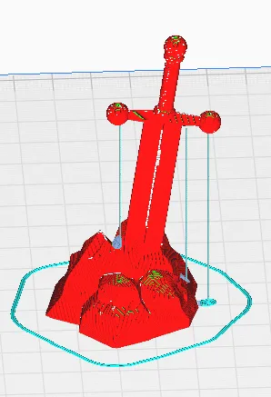 Brillenhalter Schwert im Stein by Dirk Zufall | Download free STL model | Printables.com