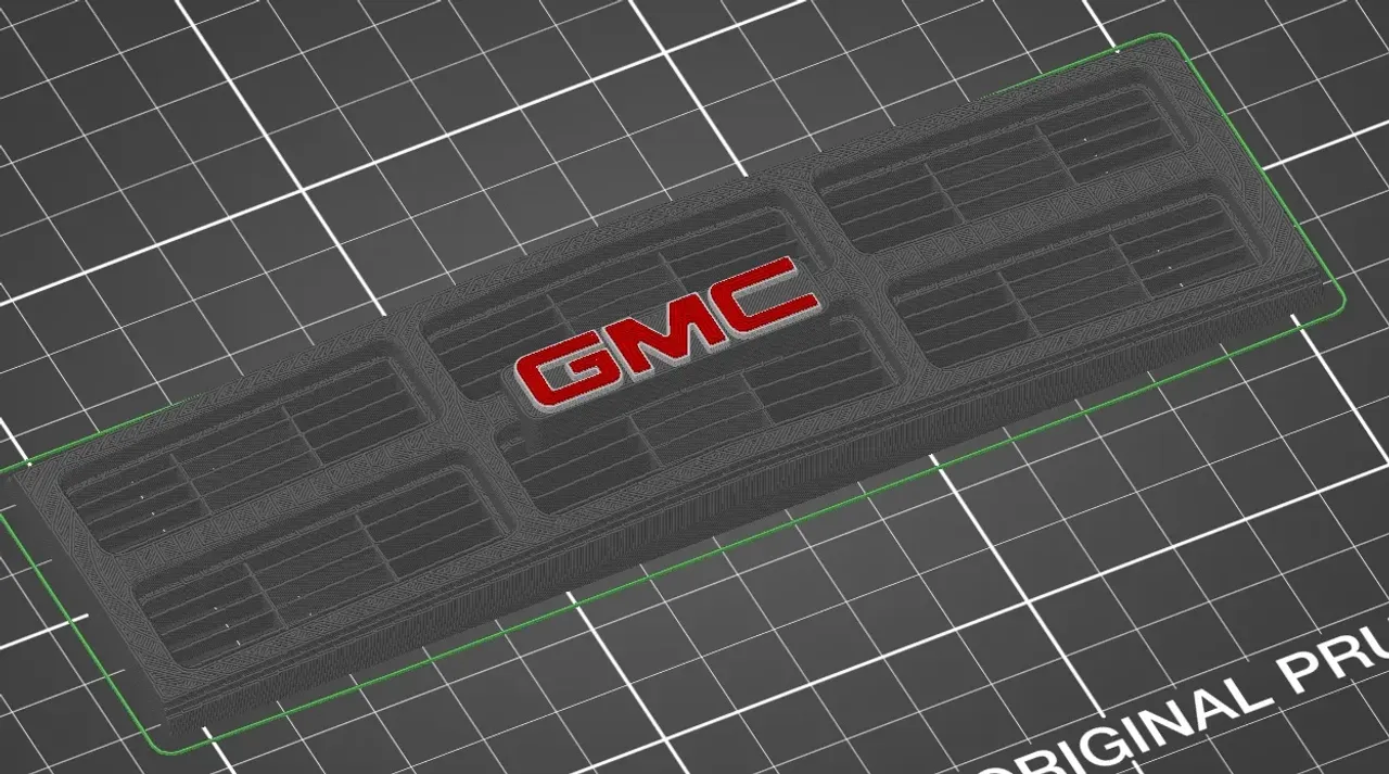 grill gmc for model 14 3dsets by Bushi | Download free STL model ...