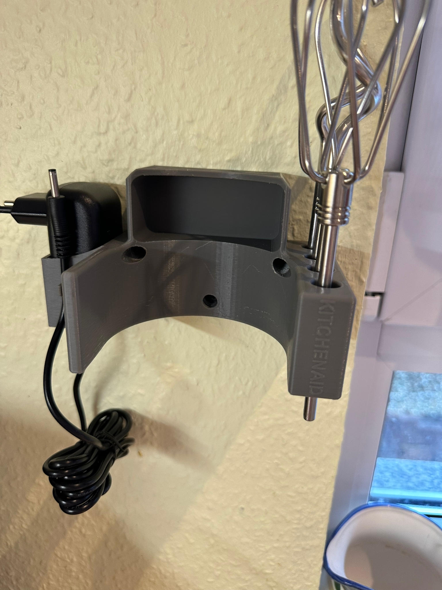 KitchenAid Hand Mixer Wallmount by Luis | Download free STL model ...
