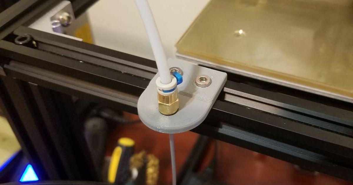 Filament Guide - 2020 Extrusion Mounted by jonspaceharper | Download ...