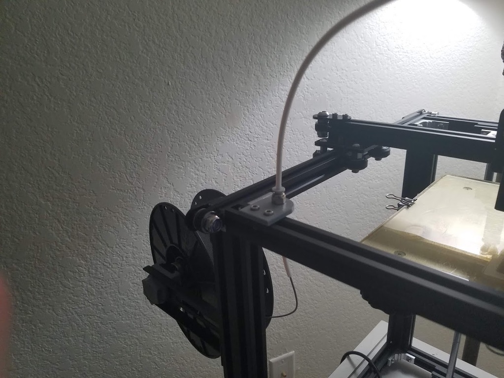 Filament Guide - 2020 Extrusion Mounted by jonspaceharper | Download ...